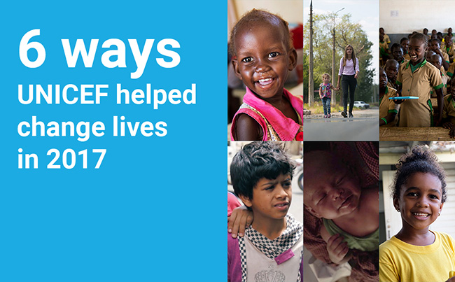 6 ways UNICEF helped change lives in 2017 - The Hong Kong Committee for ...